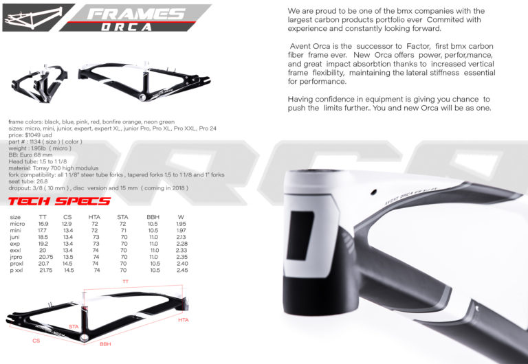 BMX – Bombshell Parts / Avent Cycles